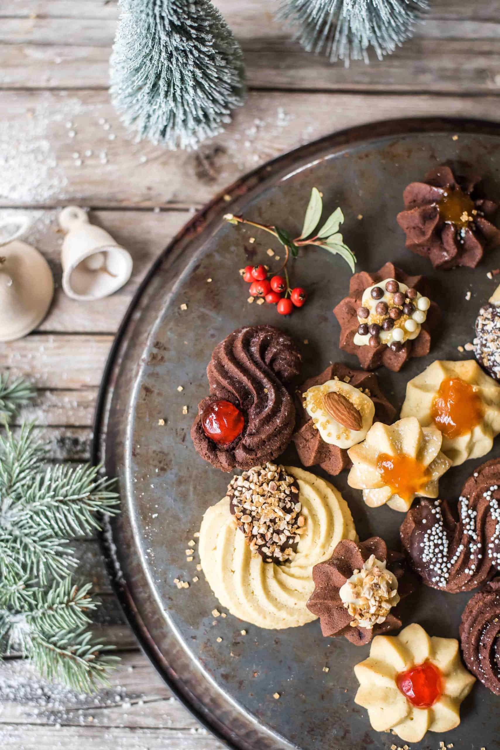 Whipped Shortbread Christmas Cookies